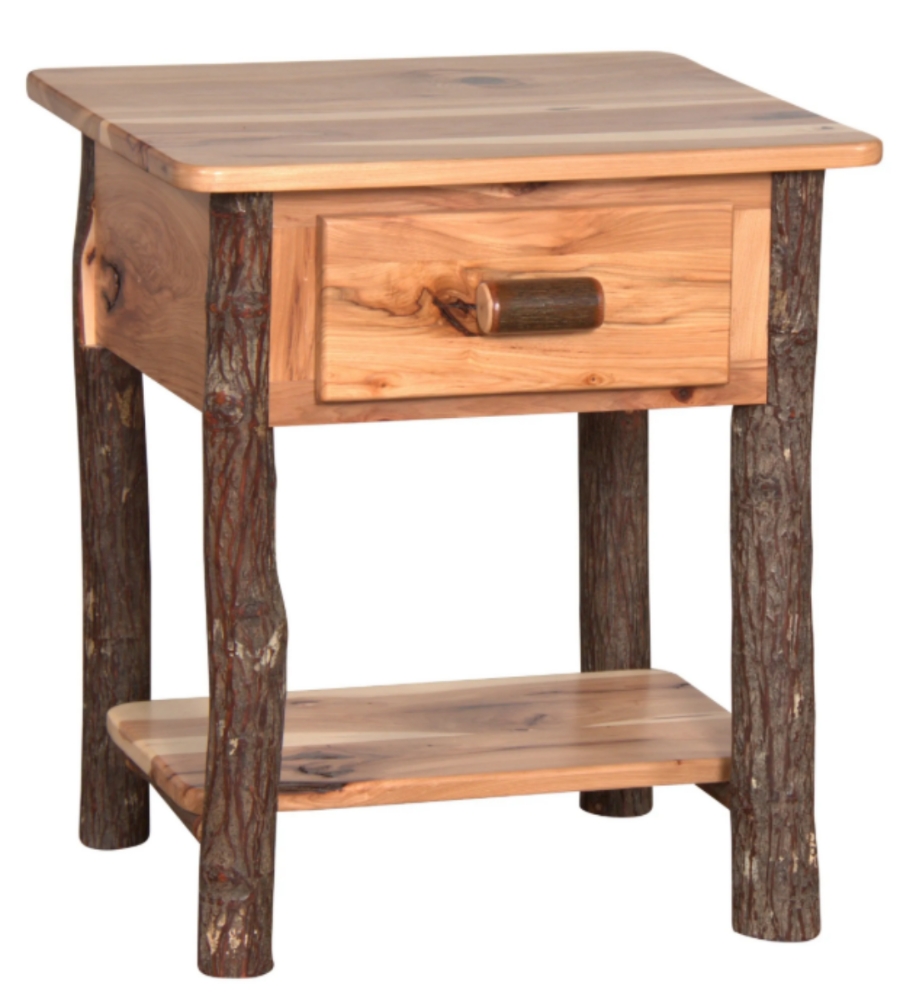 Circle M Rustics Hickory Nightstand - Andys Oak Shoppe