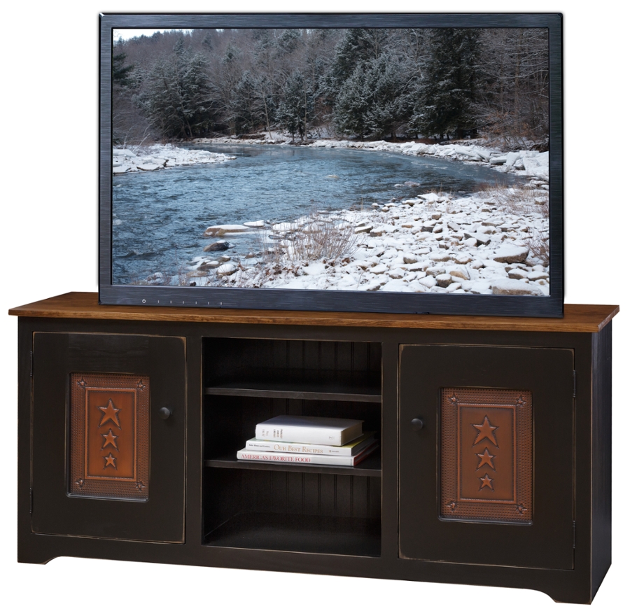 Creek Hill 60” Pine TV Stand - Andys Oak Shoppe